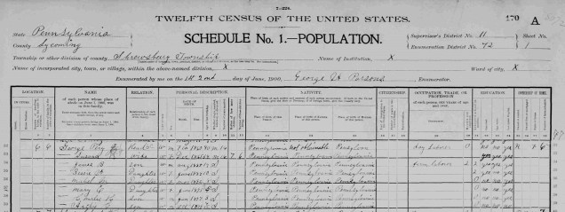 Census Through the Years: Susanna Allen George – Relatively Speaking Blog